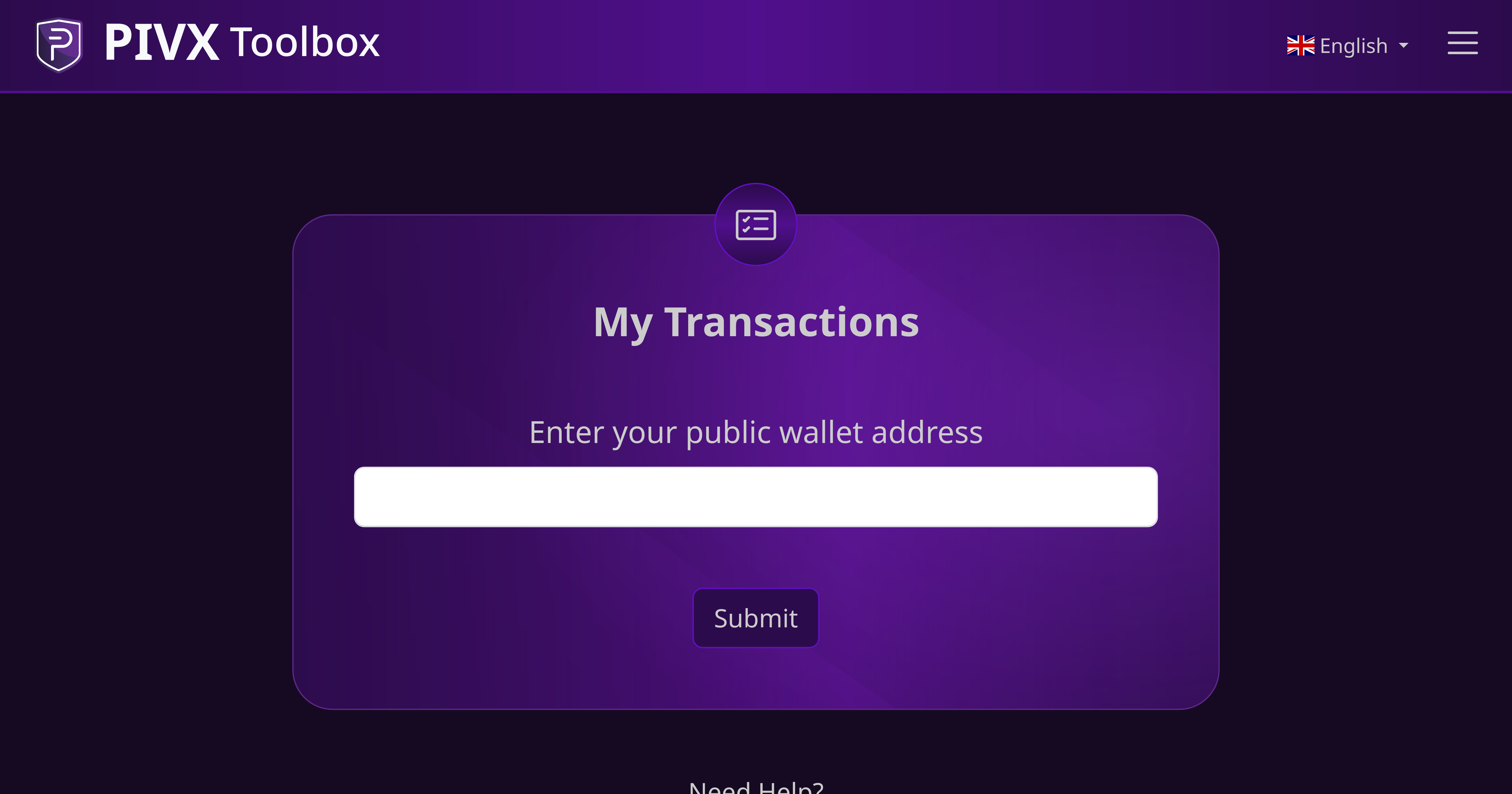 PIVX - My Transactions